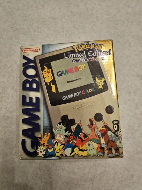 GAMEBOY COLOR LIMITED Edition - Pokemon Box-Console Tested Authentic ...