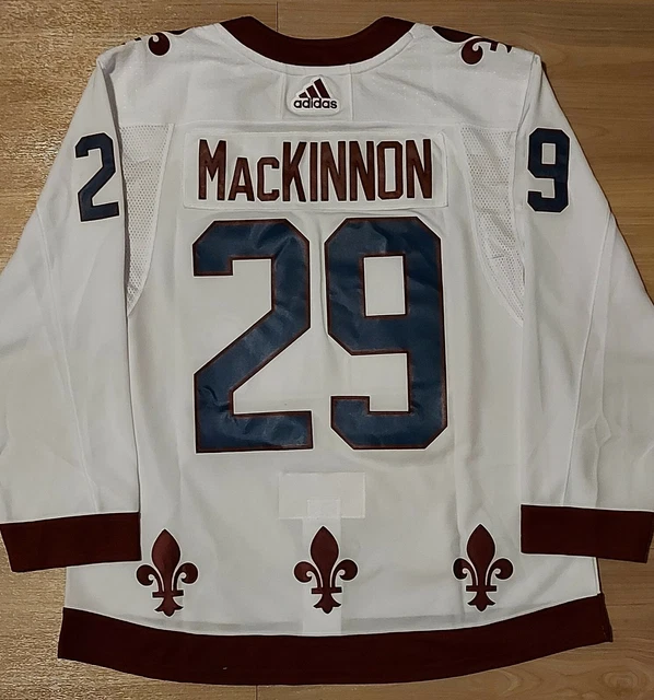 NWT NATHAN MACKINNON Colorado Avalanche adidas Reverse Retro jersey 56 ...