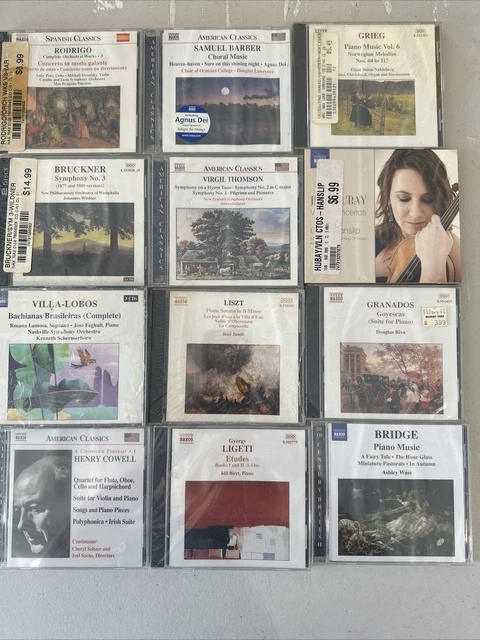 LOT OF 39 Sealed NAXOS Classical Music CD CDs Sealed New Wholesale *2B ...