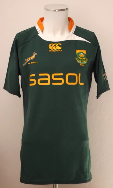 SOUTH AFRICA / Suid-Afrika Springboks Rugby Player Issue Shirt Jersey ...