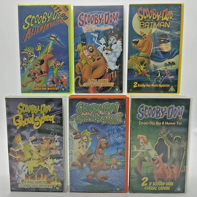 X6 VHS VIDEO Tapes - Scooby-Doo: Alien Invaders/Boo Brothers/Ghoul ...