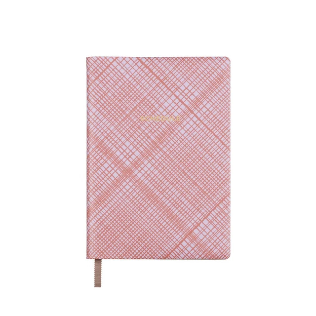 NOTEBOOK 2025 EDITION/STARTS January 2025 B6 Check Coral Pink $66.07 ...