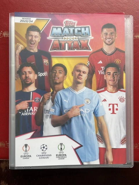 BINDER 242 CARDS No Dups Match Attax 2023/2024 Champions League 23/24 ...