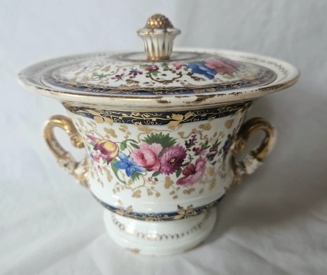 ENGLISH REGENCY PERIOD Twin Handled Campagna Form Jar & Cover £100.00 ...