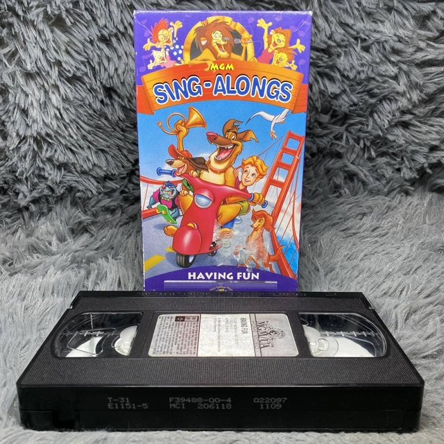 ALL DOGS GO To Heaven Sing-Alongs Having Fun VHS Tape 1996 MGM Movie ...