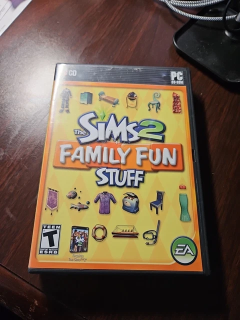 THE SIMS 2 Family Fun Stuff PC Game Expansion Pack 2006 Complete $9.99 ...
