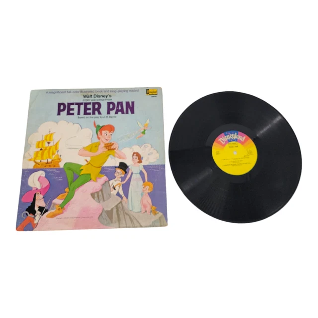 1969 WALT DISNEY Story and Songs Peter Pan Vinyl LP Record Album with Booklet £25.10 - PicClick UK