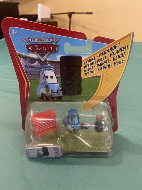 DISNEY PIXAR CARS Pit Crew Member Guido World Of Cars #34 Moving Eyes £ ...