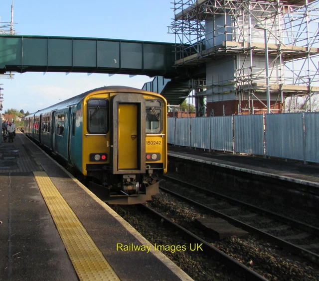 RAILWAY PHOTO CLASS 150 DMU Aberdare train at Cadoxton station c2019 ...