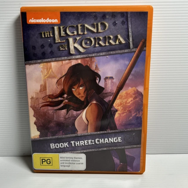 THE LEGEND OF Korra - Change : Book 3 (DVD, 2012) Nickelodeon Region 4 ...