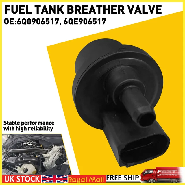 FUEL BREATHER PURGE Valve Crankcase Solenoid Fit Audi A2 VW 2PINS ...