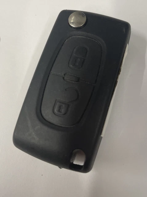 GENUINE CITROEN 2 Button Remote Flip Key Fob C2 C3 C4 C5 C6 Etc ...