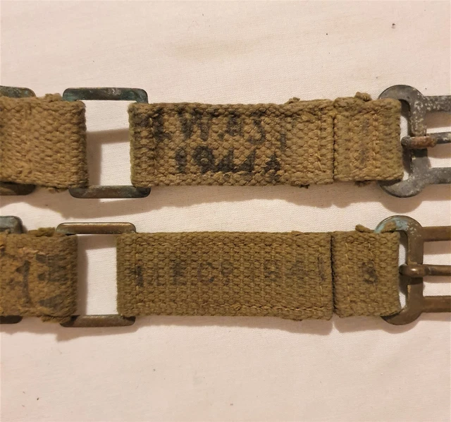 ORIGINAL WW2 BRITISH Army 1937 Pattern Webbing Officers Brace ...