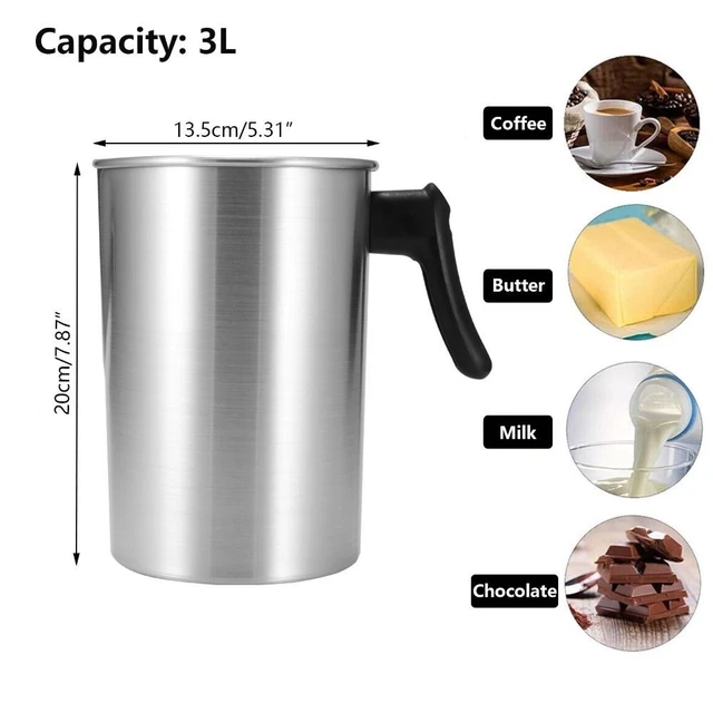 HOME POURING PITCHER Jug Soap Chocolate Making Candle Melting Pot Wax ...