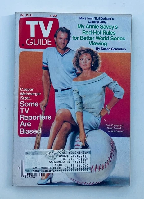 TV GUIDE MAGAZINE October 15 1988 Susan Sarandon WA-Baltimore Ed. £7.74 ...