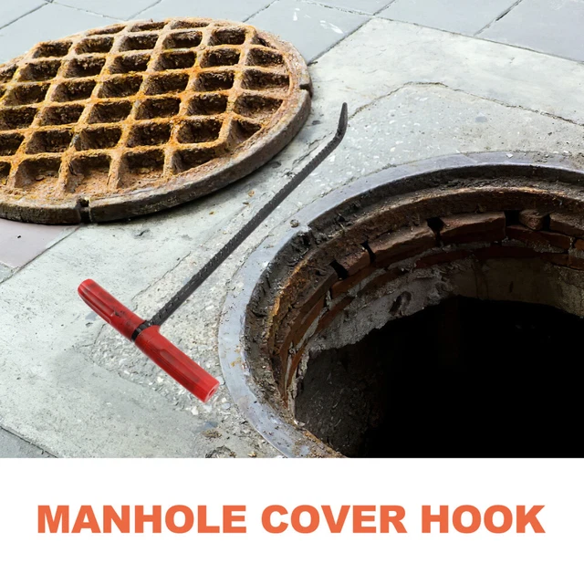 LIFT MANHOLE LID Manhole Hook Outdoor Manhole Convenience Shutter Door ...