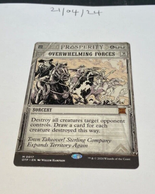 MAGIC THE GATHERING MTG Overwhelming Forces x1 Mythic Card NM/M ...