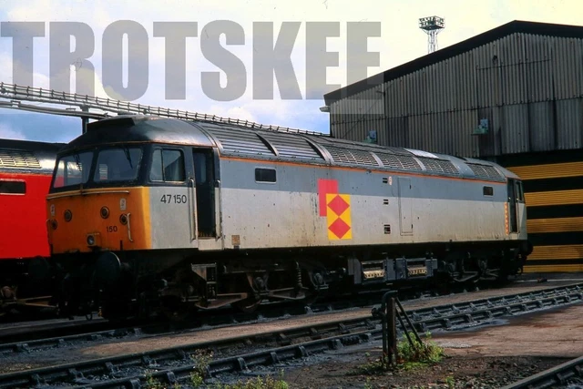 35MM SLIDE BR British Railways Diesel Loco Class 47 47150 1992 Orig £4. ...