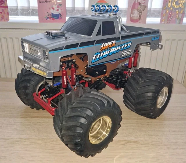 TAMIYA CLODBUSTER with upgrades Rc Buggy Car Monster Truck Hop Ups £275 ...