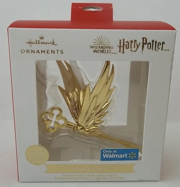 HALLMARK PREMIUM WIZARDING World Of Harry Potter WINGED KEY Ornament ...