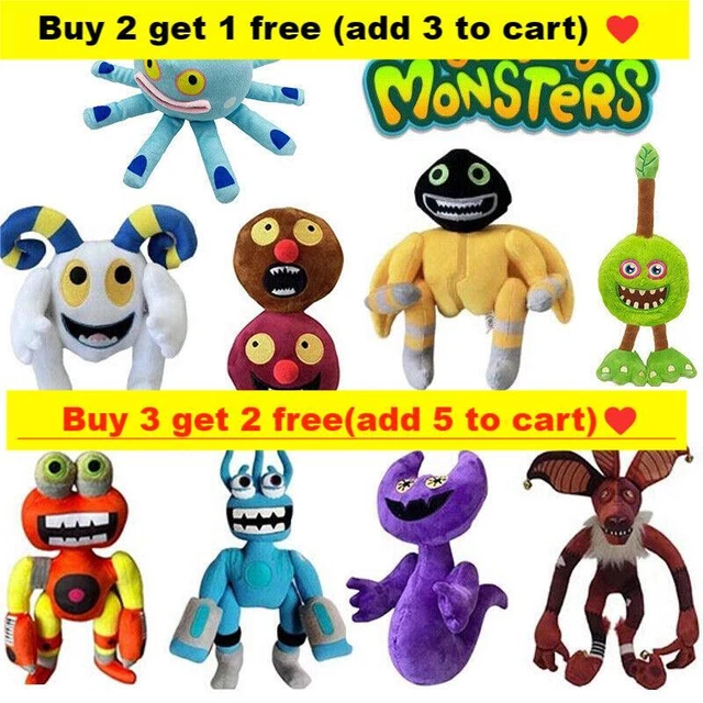 MY SINGING MONSTERS Rare Mammott Maw Plush Toy Soft Doll Kid Birthday ...
