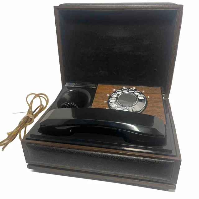 VINTAGE DECO-TEL, ROTARY Telephone Landline General Tel. Tested Works £ ...