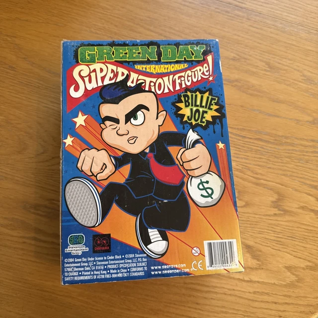 GREEN DAY BILLIE Joe SuperAction Figure Boxed Rare Collectible Toy ...