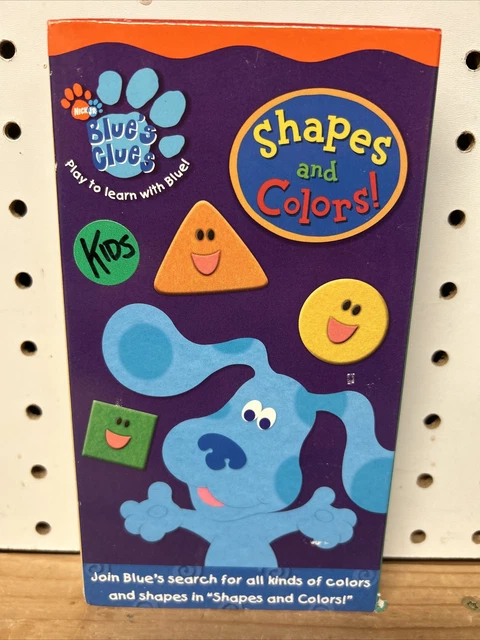 BLUES CLUES - Shapes and Colors (VHS, 2003) £11.89 - PicClick UK