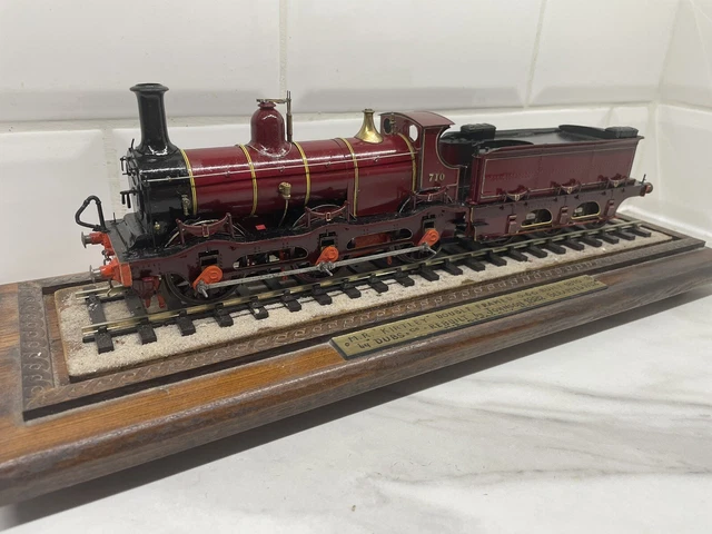 SCRATCH BUILT BRASS Model Locomotive 0-6-0 1870 Double Frame M R ...