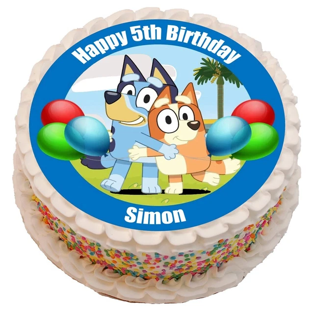 Bluey Edible Cake Topper Bluey Bluey Party Ideas Bluey Cake, 50% OFF