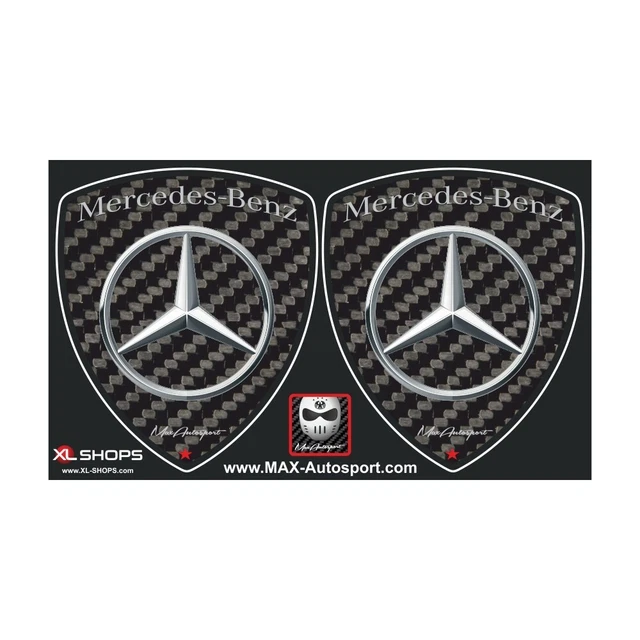 MERCEDES-BENZ CARBONE SLK SL CLK ML Classes A C AMG sticker decal ...
