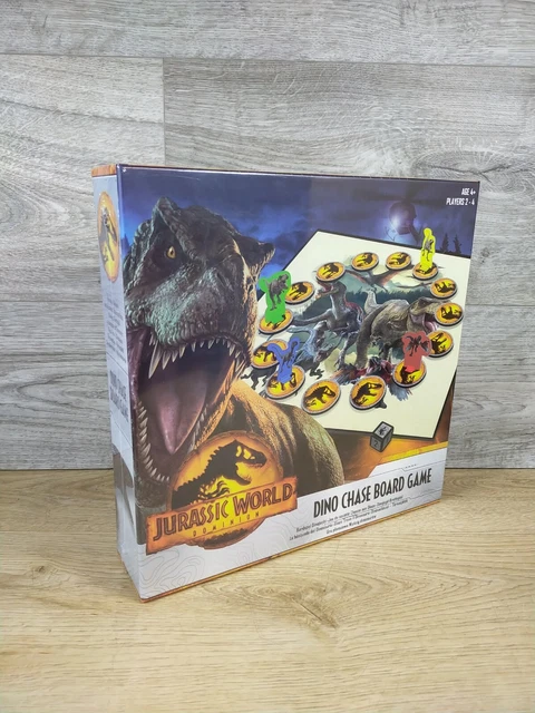 JURASSIC WORLD DINO Chase Board Game, Exciting Family Friendly BRAND ...