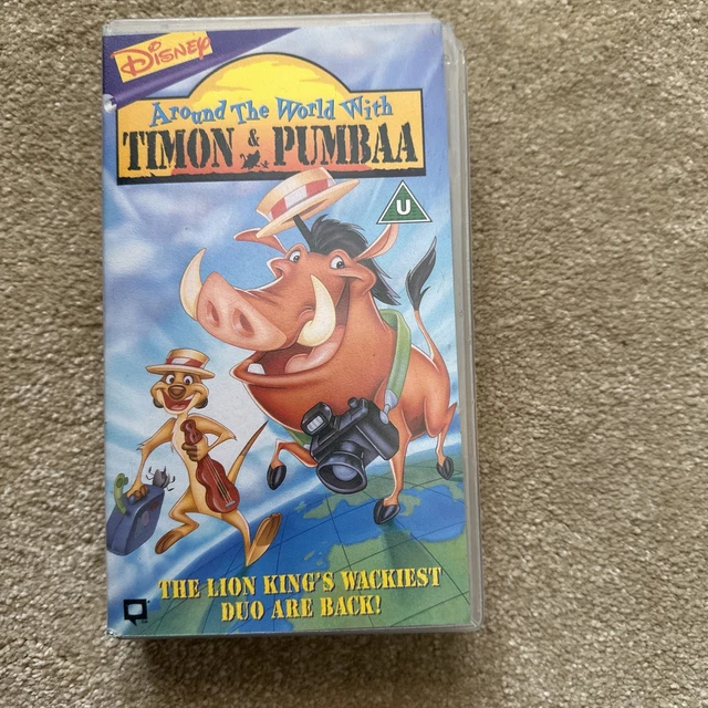 DISNEY'S AROUND THE World with Timon and Pumbaa UK VHS £12.93 - PicClick UK