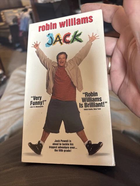 JACK (VHS, 1997) Robin Williams, Diane Lane, Jennifer Lopez, Bill Cosby ...
