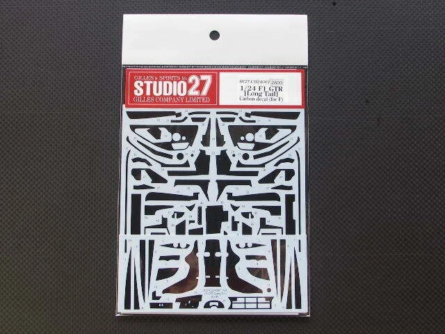 [ STUDIO 27 ] 1/24 McLaren F1 GT-R LongTail Carbon Aufklebersatz für ...
