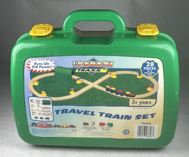 GENUINE RARE VINTAGE Battat Traxx Travel Train Set ***Carry Case Only ...