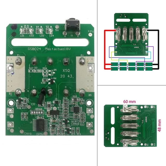 CARTE DE CIRCUIT de protection de charge carte de circuit imprimé pour Metabo 1 EUR 18,53 ...