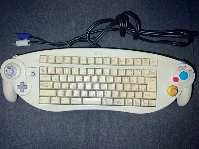 GAMECUBE ASCII KEYBOARD CONTROLLER Japan Import RARE Japanese GC Game ...