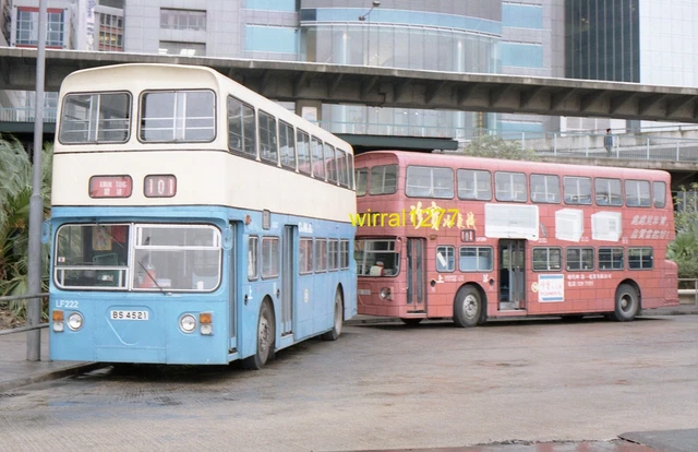 ORIGINAL BUS PHOTOGRAPHIC negative China Motor Bus Fleetline LF222 BS4521 £6.00 - PicClick UK