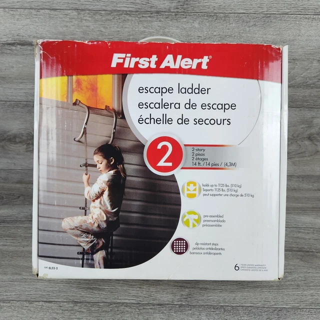 FIRST ALERT 14 ft Two Story Emergency Escape Ladder New In Box £22.68 ...