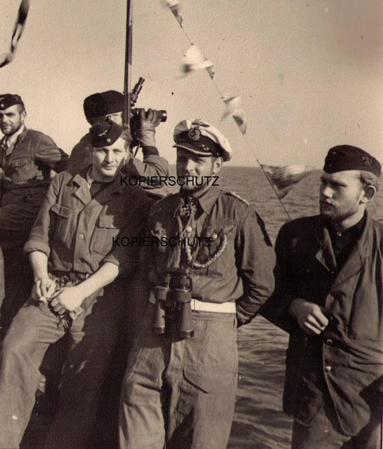 U-BOOT-KRIEG FOTO U 552 KOMMANDANT ERICH TOPP AUF DEM TURM EUR 8,00 ...