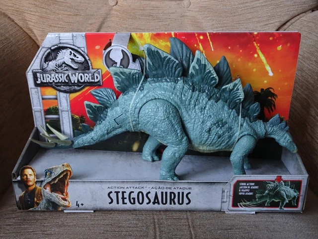 Mattel Jurassic Park World Fallen Kingdom Action Attack Stegosaurus