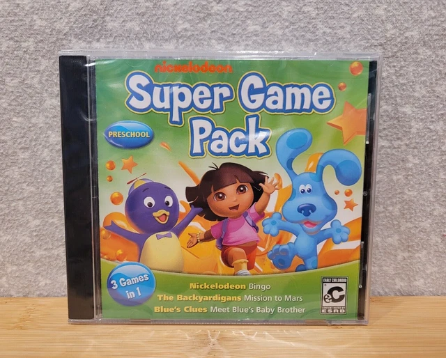 2010 NICKELODEON NICK Jr Preschool Super Game Pack Educational PC CD ...