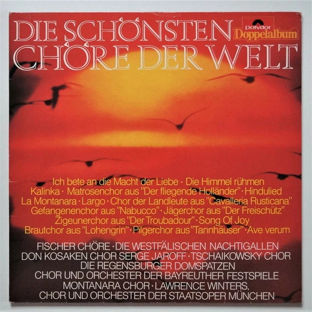 DOPPELALBUM - DIE schönsten CHÖRE der Welt - 2 Schallplatten Vinyl LP 1x Versand EUR 2,50 ...