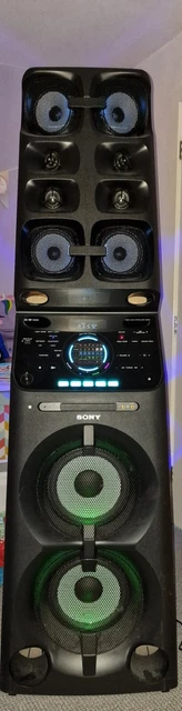 SONY MHC-V90DW, MUSIC SYSTEM: x10 SPEAKERS & Front & Rear Disco LIGHTS ...
