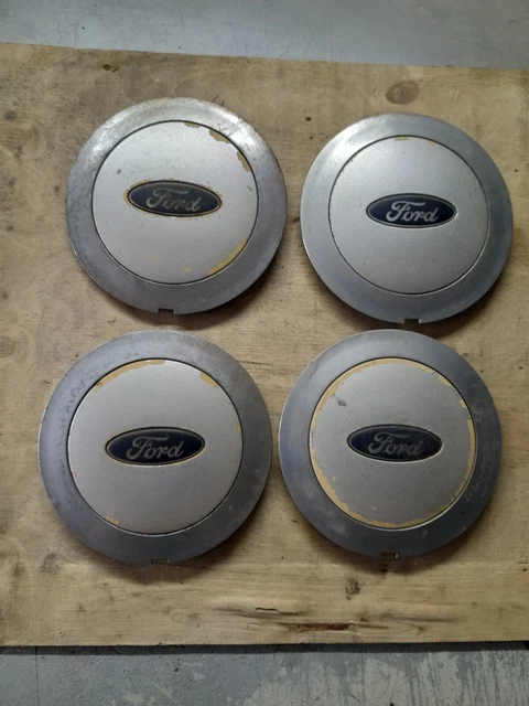 SET OF FORD Fiesta Alloy Wheel Centre Caps x4 Genuine Used Parts £6.99 ...