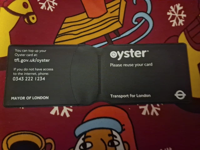 TFL BLACK ORIGINAL Oyster card wallet/holder. Discontinued RARE. £5.99 ...