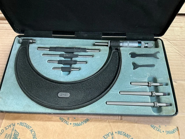 MOORE WRIGHT MICROMETER 2-6inches. Excellent condition £13.20 - PicClick UK