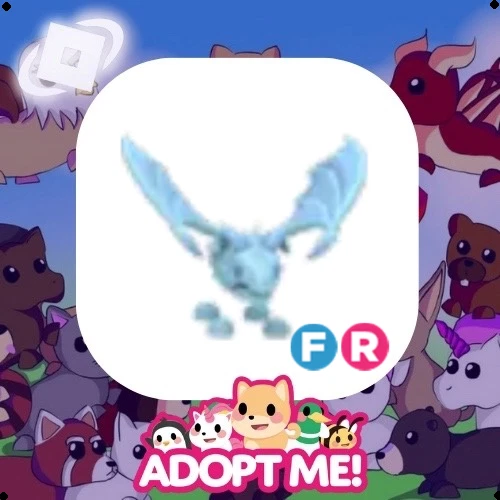 FLY RIDE FROST Dragon | Adopt me Pet Store | AMPS | Fast Delivery £34. ...