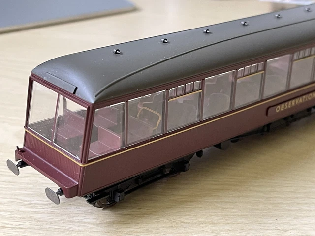 HORNBY R4473 EX-PULLMAN Observation Coach Sc281 in maroon livery. Boxed ...